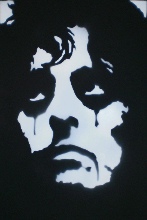 Items similar to Alice Cooper painting on Etsy