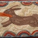 Rug Hooking PATTERN Primitive Rabbit Bunny