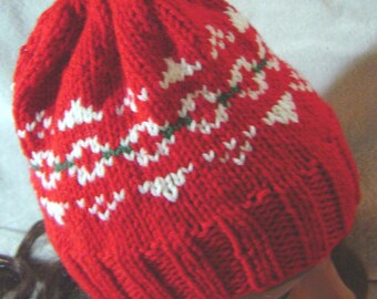 Popular items for fair isle knit hat on Etsy