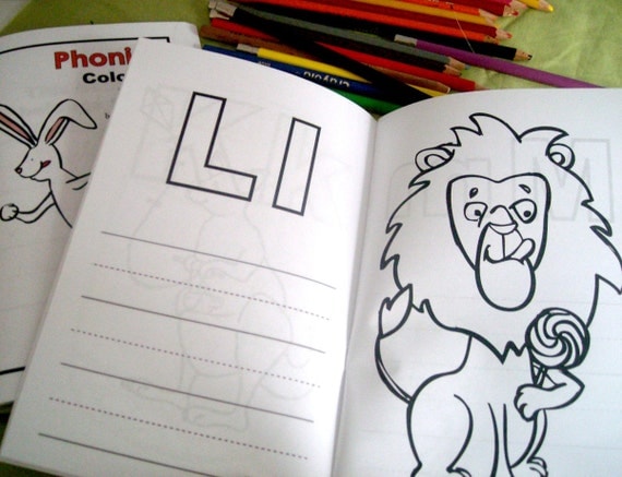 Printable Phonics Coloring Book