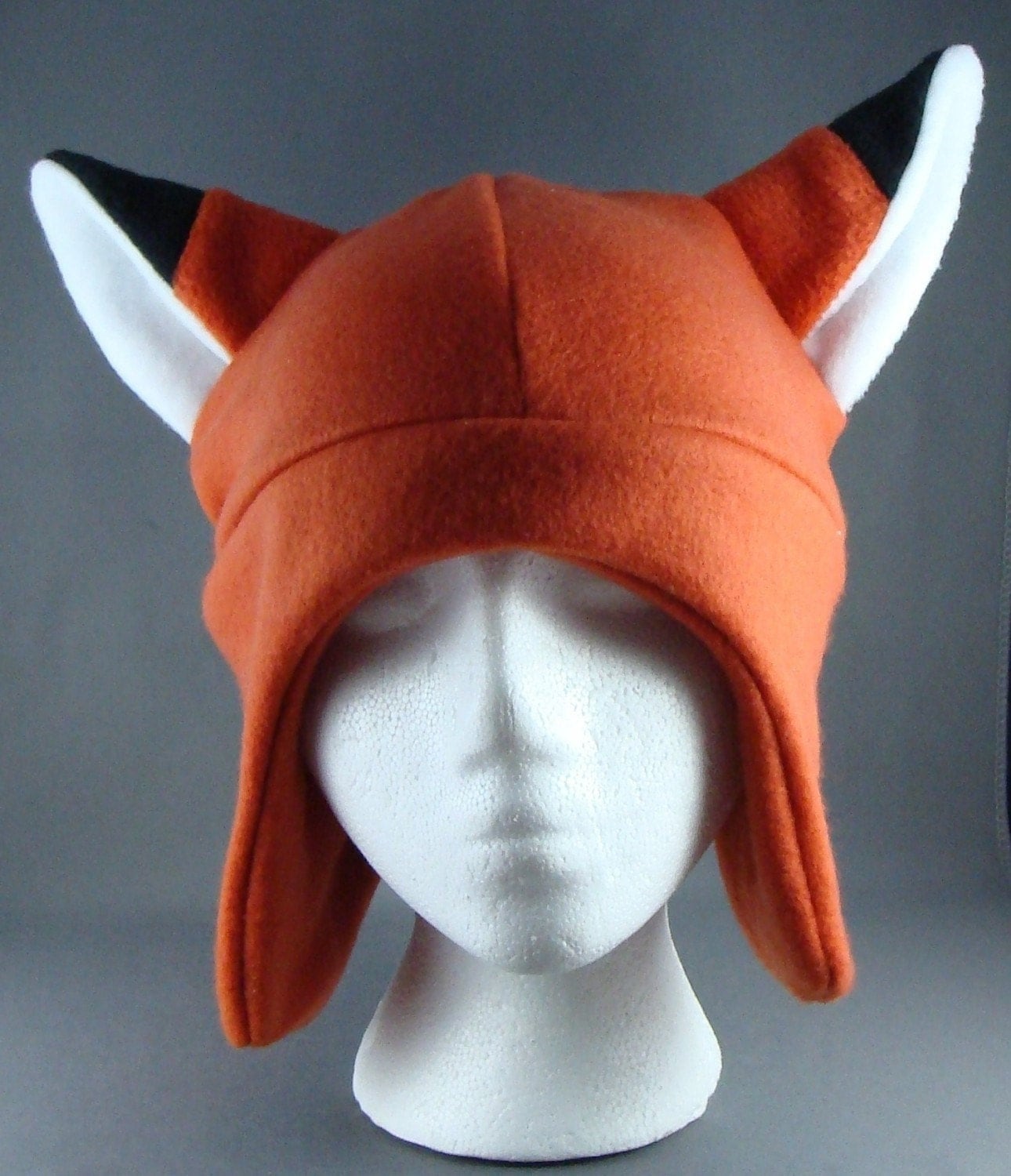 Fox Animal Fleece Hat Skiing Snowboarding by AnimatedApparels