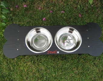 Raised Fire Hydrant Dog Bowl Dog Dish Dog Feeder 15 Inches