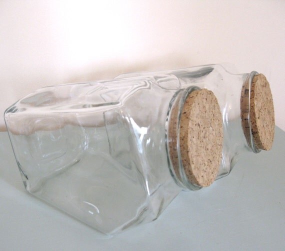 Vintage Candy Jars Glass Canisters