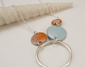 modern enameled jewelry by danielle embry by metallove on Etsy