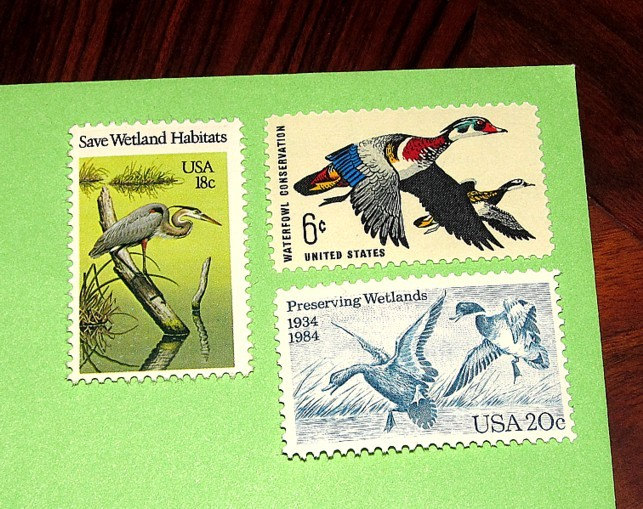 Wildlife Preservation .. Unused Vintage US Postage Stamps by