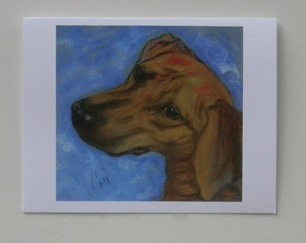 Black Saluki Tri-Colored Saluki Dog Art Note Cards By by terikor