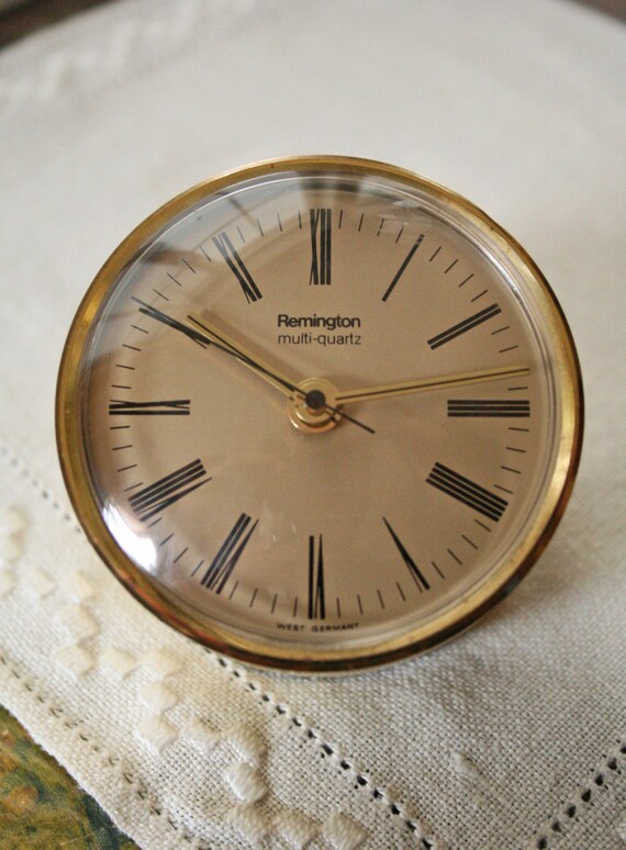 vintage remington desk clock