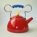 mickey mouse red tea kettle