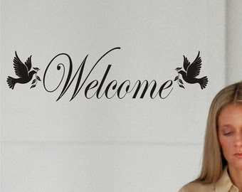 Popular items for welcome sign decal on Etsy