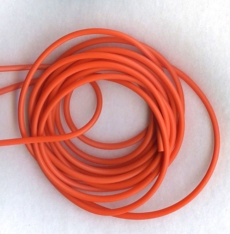 3mm ORANGE TUBING by MyELEMENTS on Etsy
