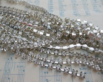 Rhinestone chain | Etsy