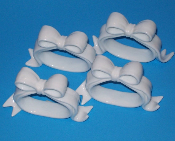 Audrey Napkin Rings Bone China