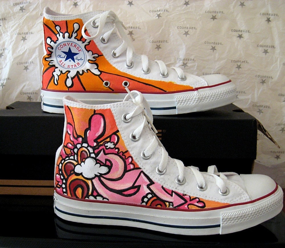 Whats With the Hype Hand Painted Converse