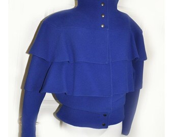 Royal blue jacket | Etsy