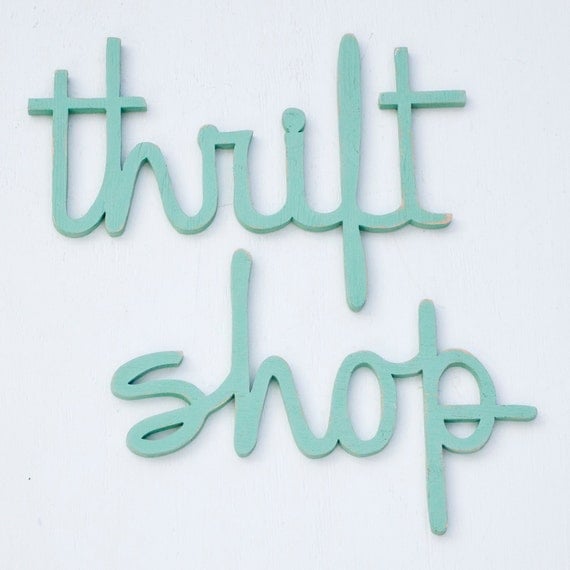 Thrift Store Sign
