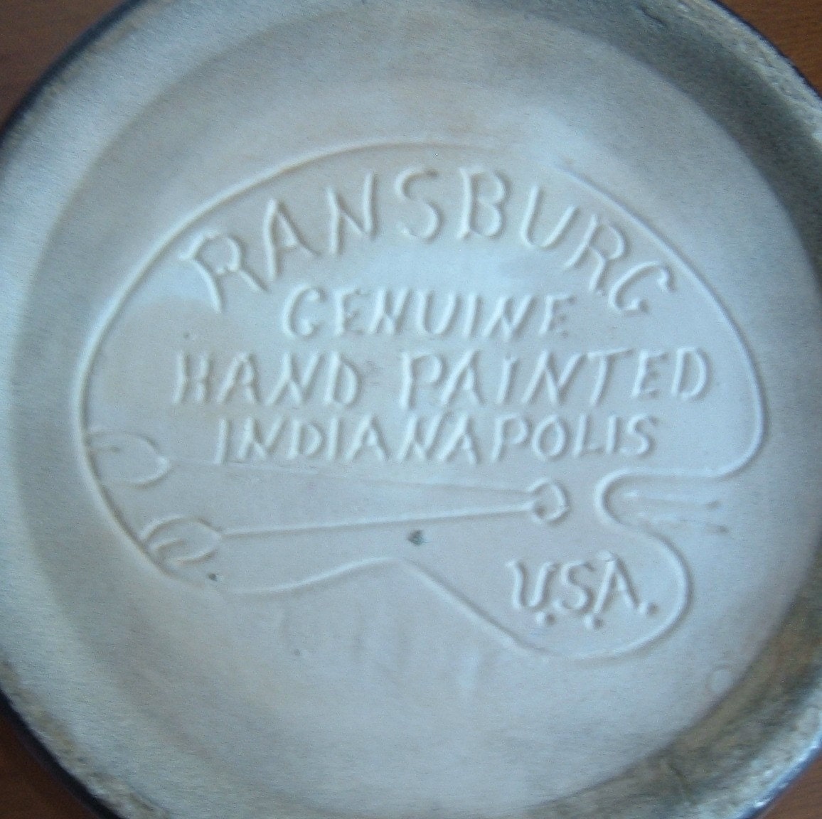 vintage Ransburg rooster cookie jar 1940s