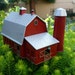 Vintage Miniature Red Barn by astelier on Etsy