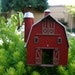 Vintage Miniature Red Barn by astelier on Etsy