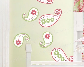 Paisley decals | Etsy
