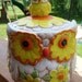 VINTAGE 1970s ERA LEFTON HOOT OWL and FLOWER POWER COOKIE JAR