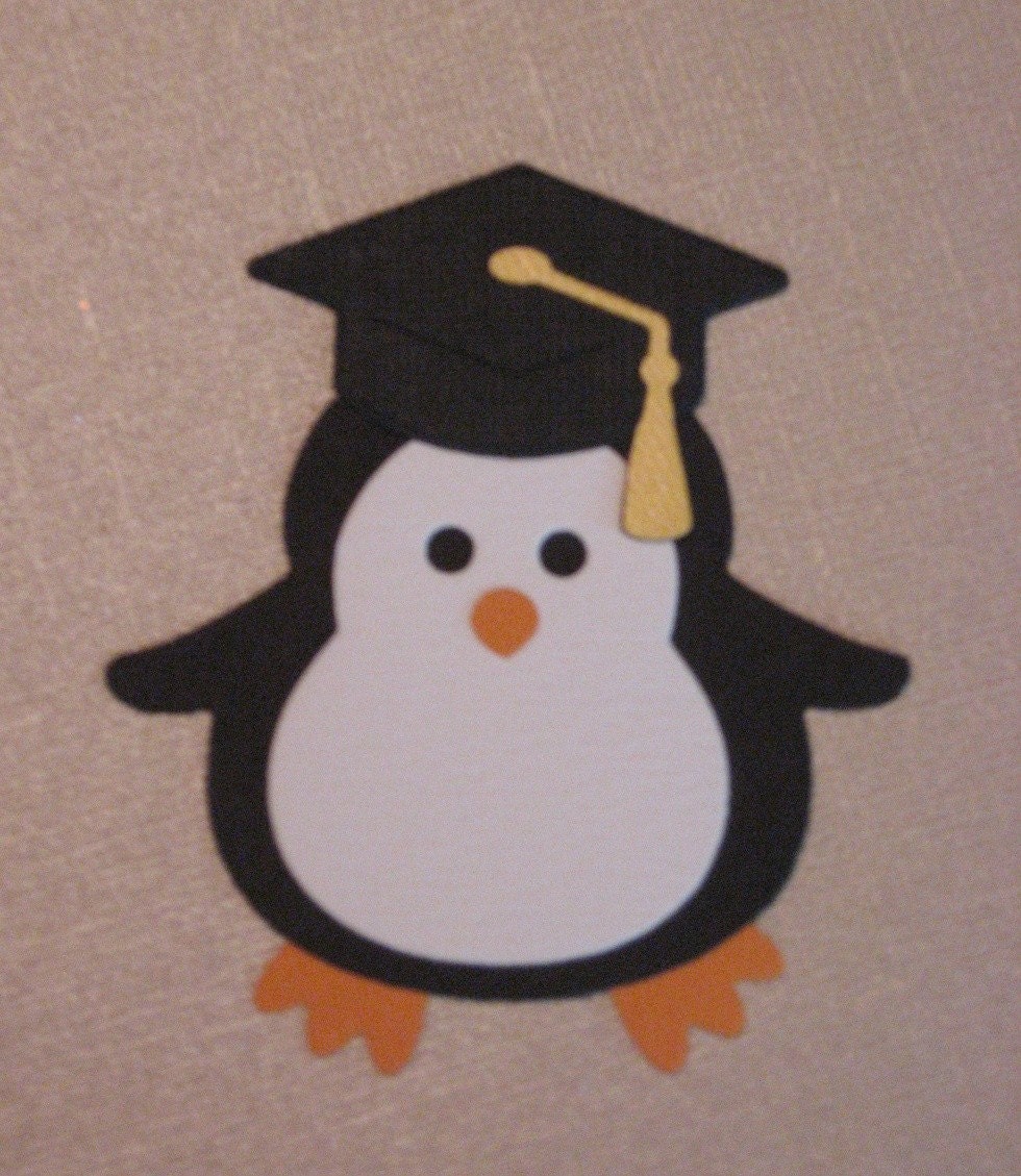 Penguin Graduation Card