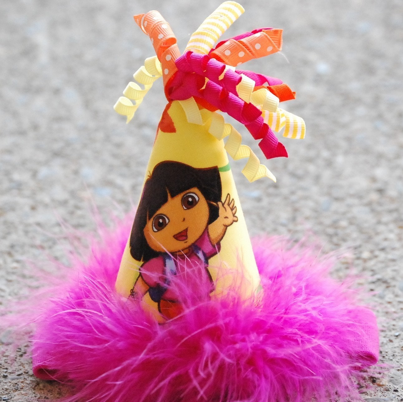 boutique NEW DORA birthday party headband hat