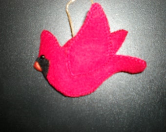 Cardinal Sewing Pattern PDF Backyard Bird Stuffed Ornament