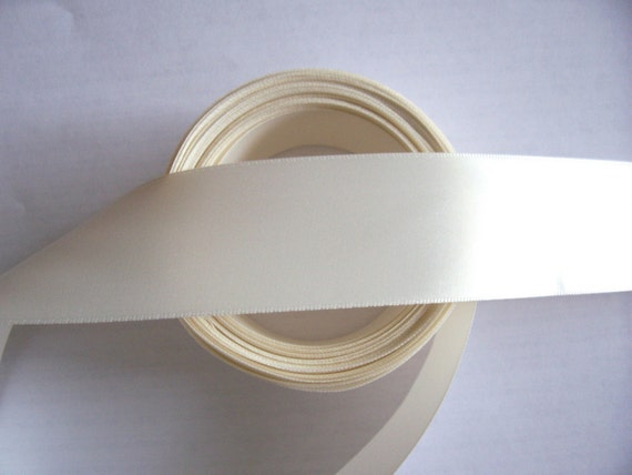 Ivory Ribbon. Offray Double-Faced Antique White by GriffithGardens