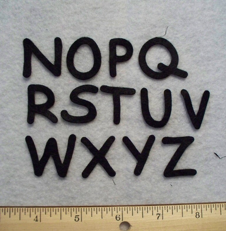 Comic Sans 1 Alphabet letters UPPER Case by SunshineAnnieDieCuts