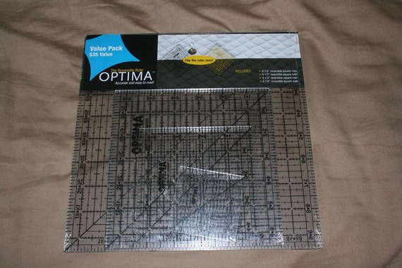 Reserved NEW 4 Optima Reversible Square Quilting Rulers