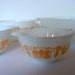 Rare and Vintage Pyrex Orange Yellow Butterprint Cinderella