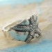 Starfish Silver Ring Nautical Jewelry Sterling Silver Ring