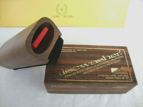 Vintage discwasher lp record cleaner brush