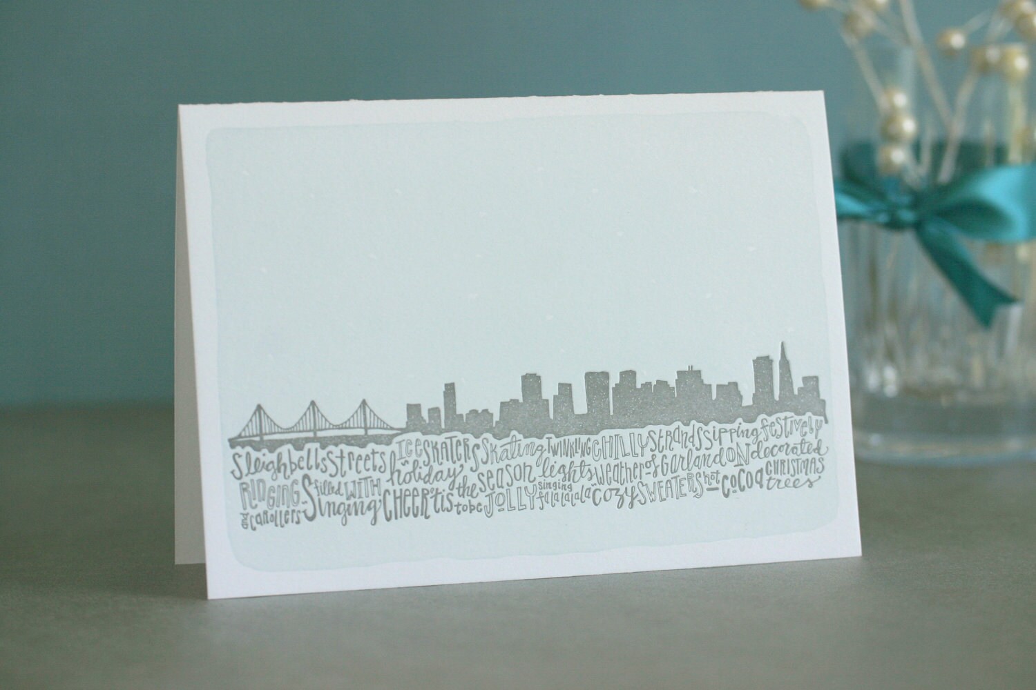 Happy Holidays from San Francisco Set of 6 by springolive on Etsy