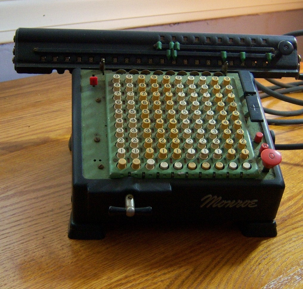 Vintage 1950s Monroe Calculator LA5 200