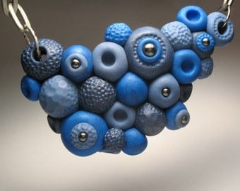 Asymmetrical Statement Necklace by MythicSculptlore on Etsy