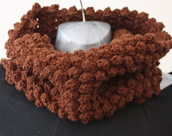 Popcorn stitch scarf | Etsy