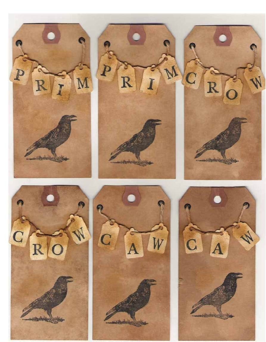 Prim Crow Tags
