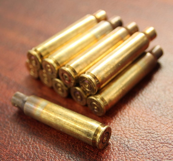 Size 223 Spent Rifle Bullet Shell Casings Ammo set of 10