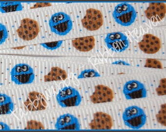 Blue Monster with Cookie Tie and Suspenders Shirt