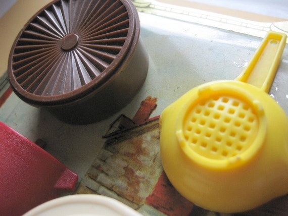 Vintage Tupperware Refrigerator Magnets 1980s Hostess Gift