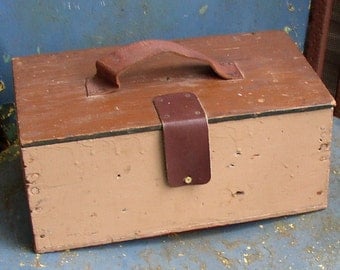 Wood box with handle | Etsy