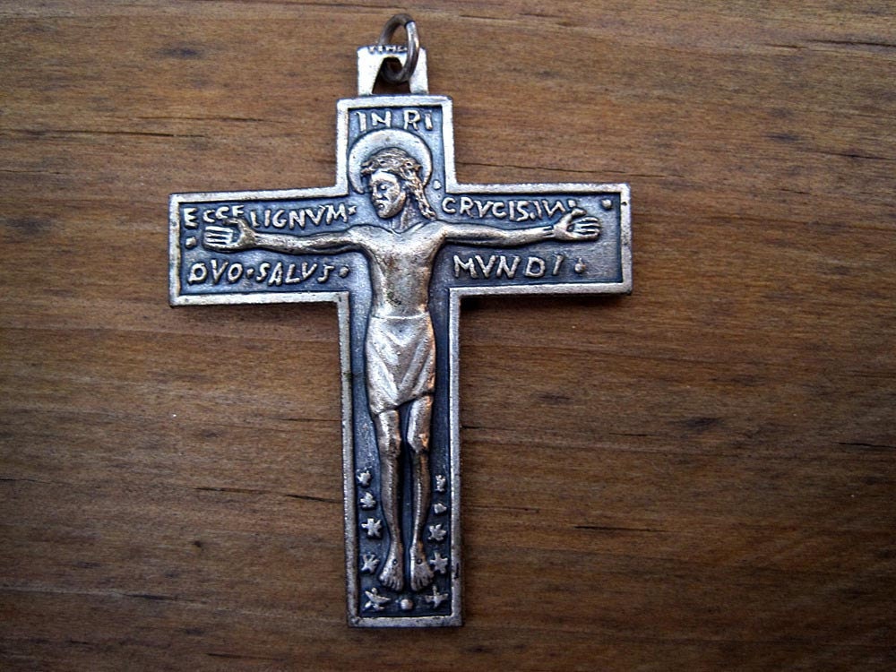 Vintage Crucifix Latin Cross