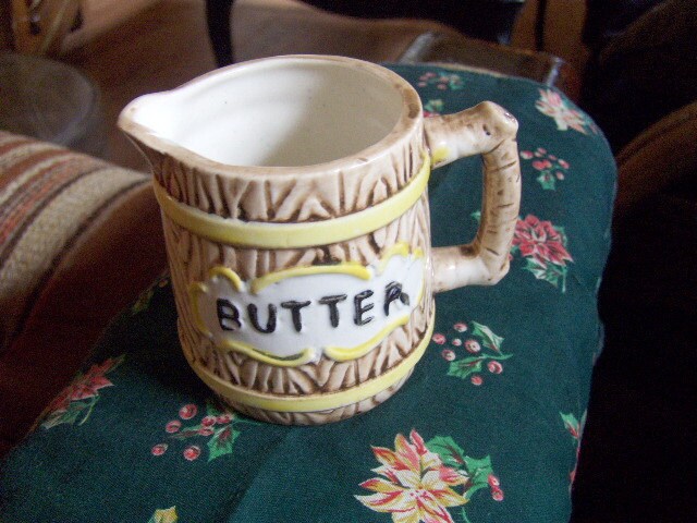 Butter Pitcher Ceramic Wood Design Vintage Japan – Haute Juice