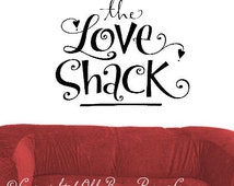 Unique love shack sign related items | Etsy