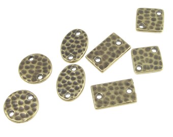 6mm Antique Brass Bronze Compression Rivets Tube by LythaStudios