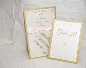 Formal event menu | Etsy