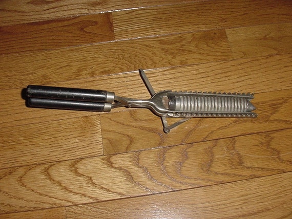 Old Antique Curling Iron by anteeker on Etsy