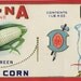 Og-Na sweet corn can label Native American Indian