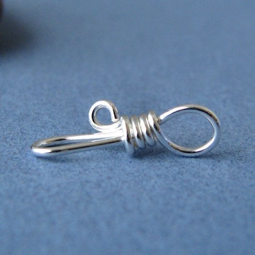 Handmade Bails Sterling Silver Wire Wrapped Jewelry Findings